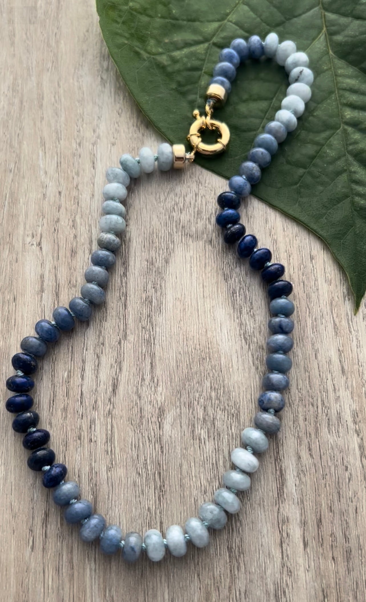 Shades of Denim necklace – Amanda Cooley Designs